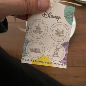 Disney | Dining | Disney Thumper Set 4 Appetizer Plates | Poshmark